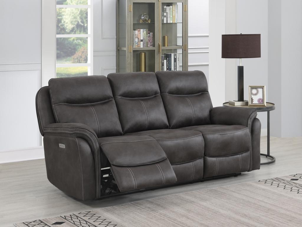 Claremont 3 Seater Electric (Grey) — Cheshire Furniture Outlet