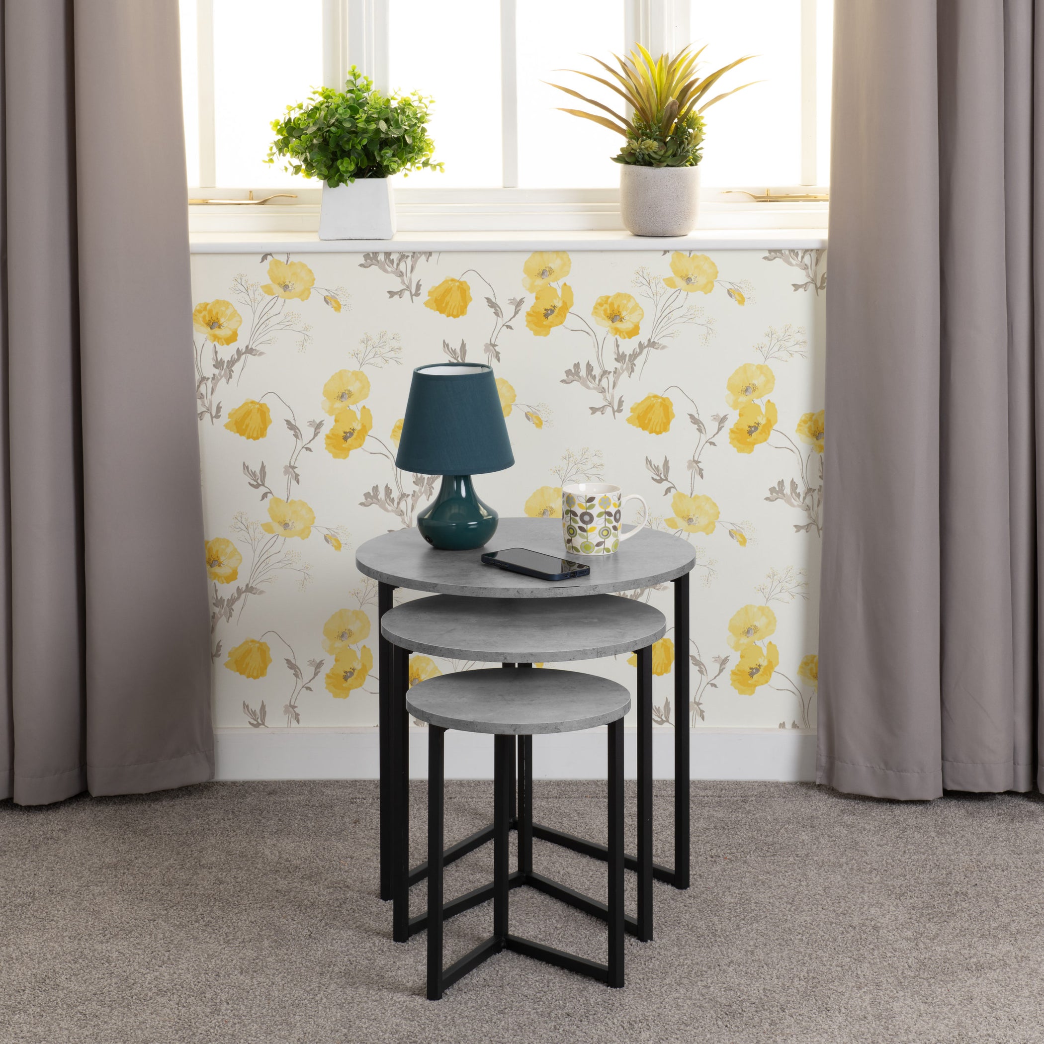 Athens Round Nest Of Tables — Cheshire Furniture Outlet