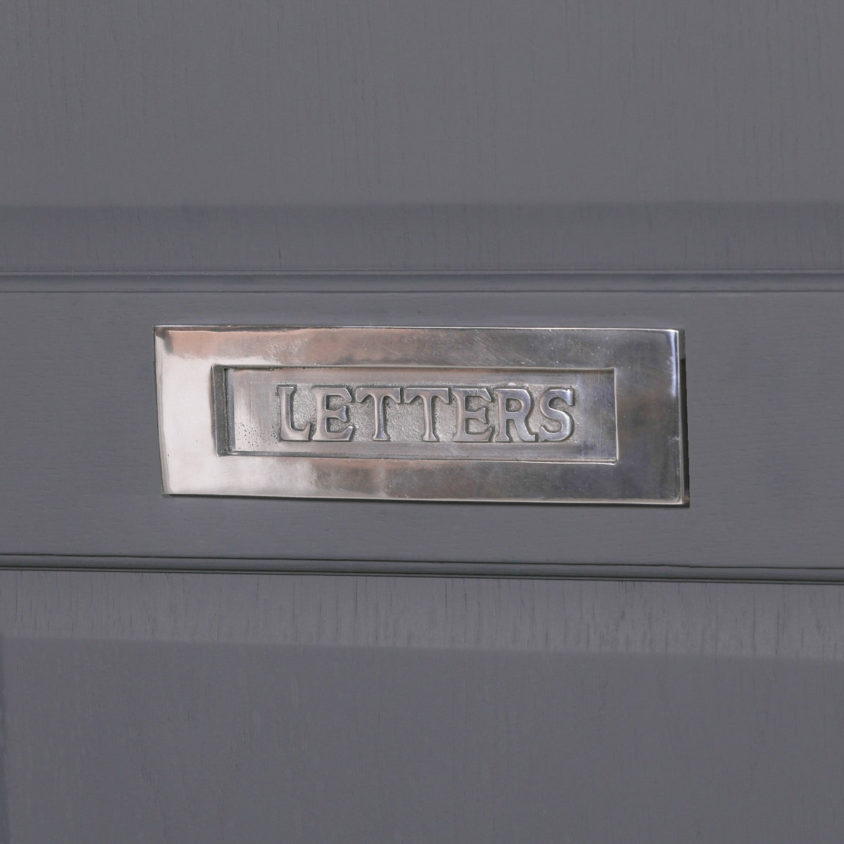 Aluminium Polished Door Letter Plate 10″ — Cheshire Furniture Outlet