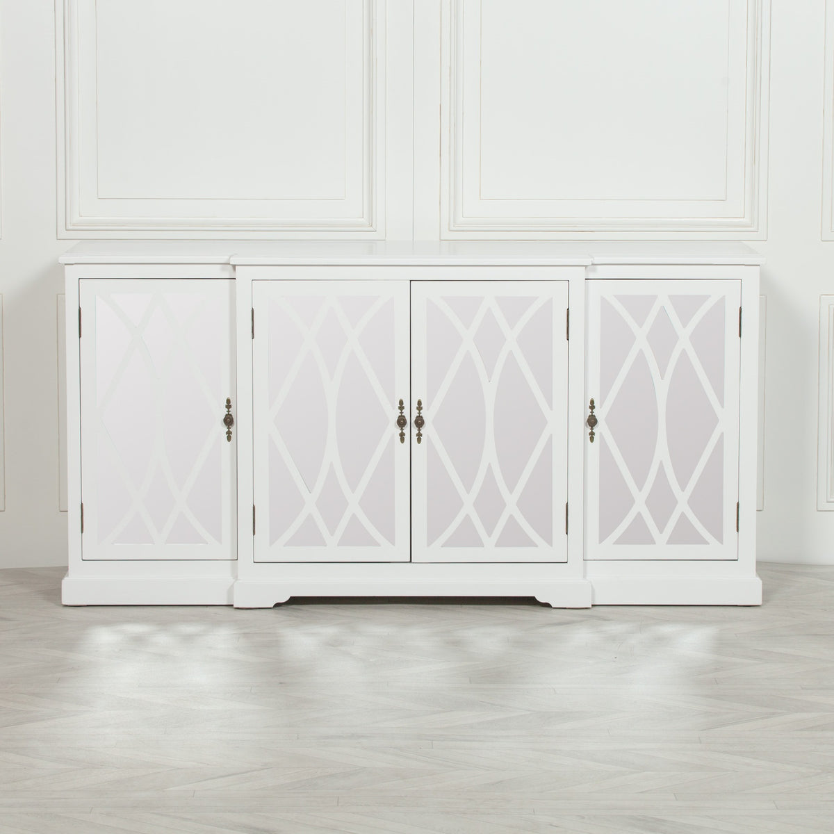Breakfont White Mirror Front Sideboard — Cheshire Furniture Outlet