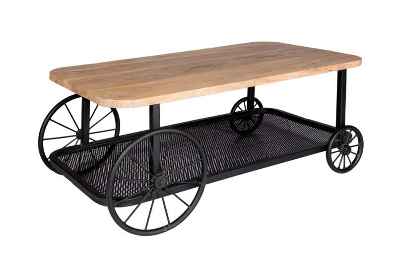 Craft Wheel Coffee Table — Cheshire Furniture Outlet